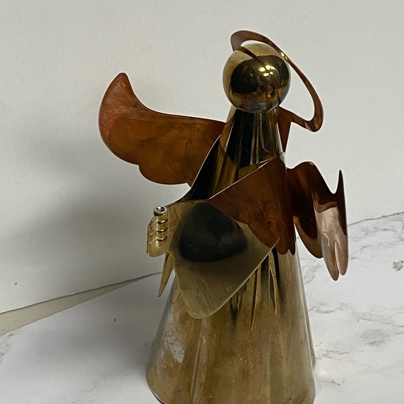 Vintage | Accents | Vintage Hammered Metals Angel Praying | Poshmark